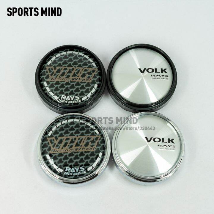 4PCS/Lot 66MM Car Wheel Center Caps For VOLK RAYS JAPAN VOLK RACING ...