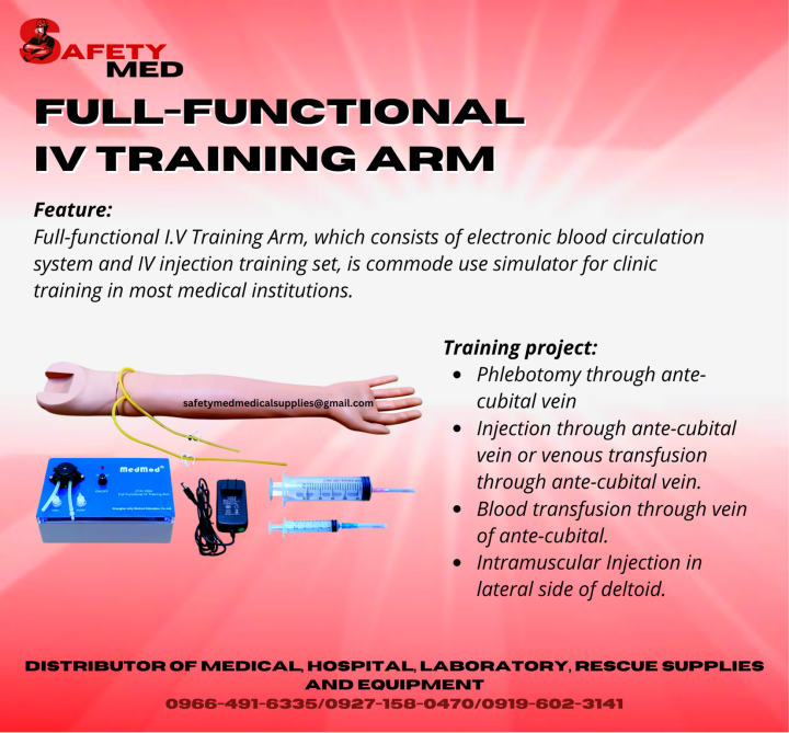 FULL-FUNCTIONAL IV TRAINING ARM MODEL | Lazada PH