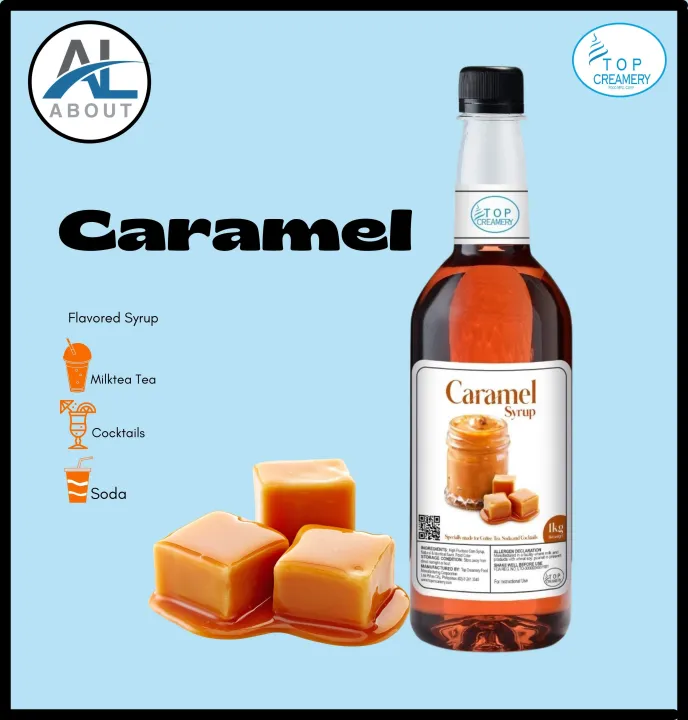 TOP CREAMERY CARAMEL SYRUP 1KG | Lazada PH