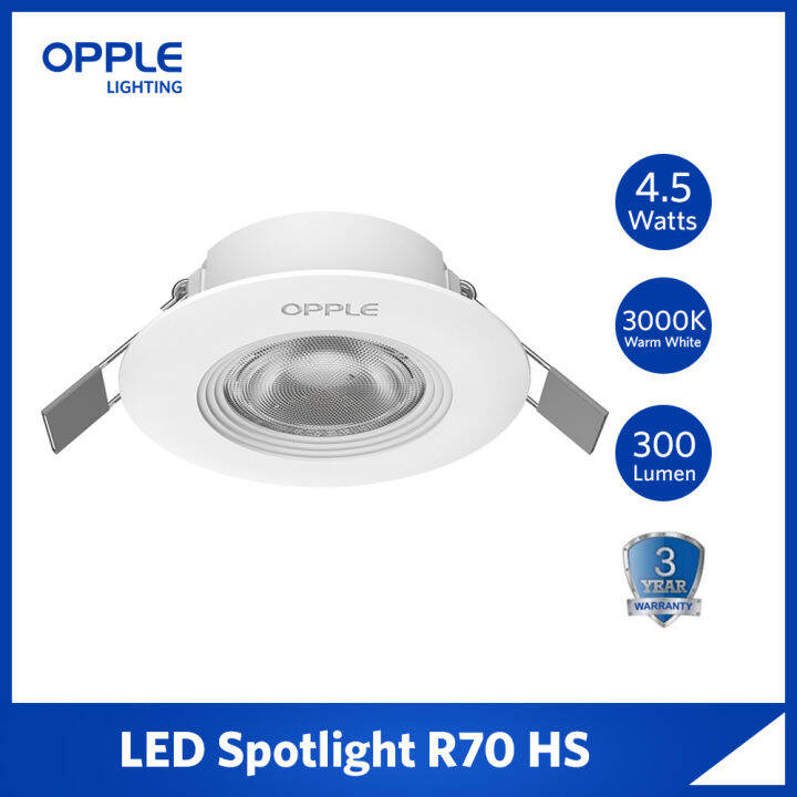 OPPLE LED Ceiling Spotlight RF-E 4.5Watts - Warmwhite/Coolwhite ...