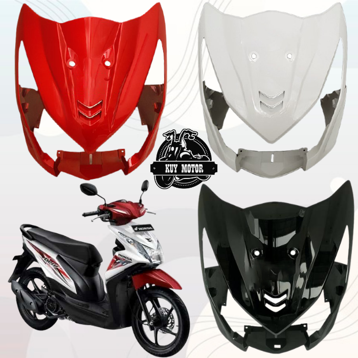 Tameng Depan Motor Honda Beat Fi Esp Tahun 2014 2015 2016 Warna Merah ...