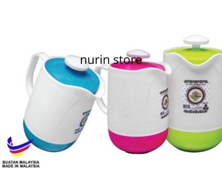 bekas air sejuk dan panas/flask jug/jug termo apple lady 1.3litre | Lazada