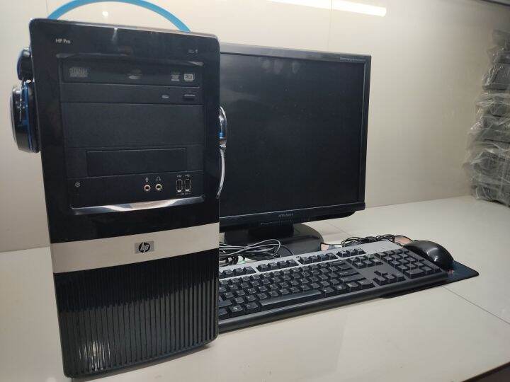 HP INTEL CORE 2 DUO E7600 | 3.0GHZ 2GB RAM 160GB HDD | 19 INCH SQUARE ...