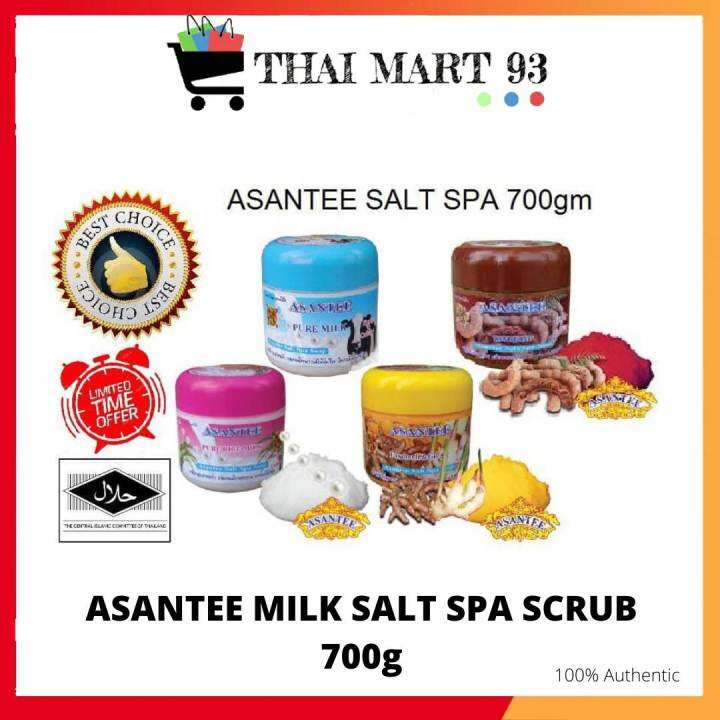 【READY STOCK】ASANTEE MILK SALT SPA SCRUB -700ML | Lazada