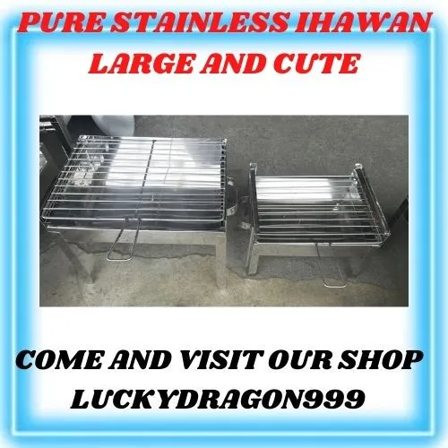 LARGE AND CUTE SIZE HEAVY DUTY PURE STAINLESS STEEL GRILLER OR IHAWAN ...