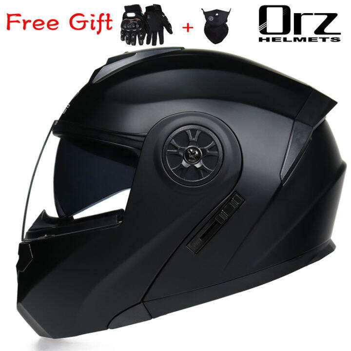 ORZ New Motorcycle helmet full face racing with Double sun visor Women ...