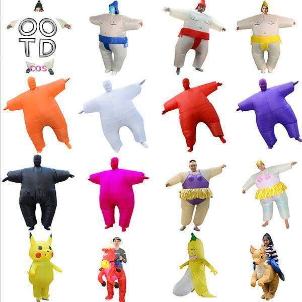 Dinosaur Inflatable Costume Sumo Alien Party Costumes Suit Cosplay ...