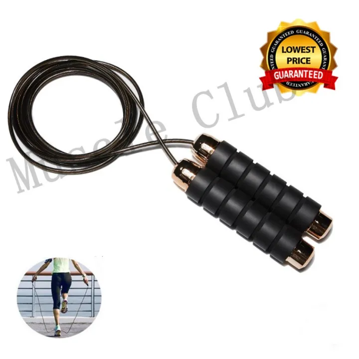 Skipping Jumping Rope Weight-bearing Anti-Slip Speed Fitness 2 Cardio ...