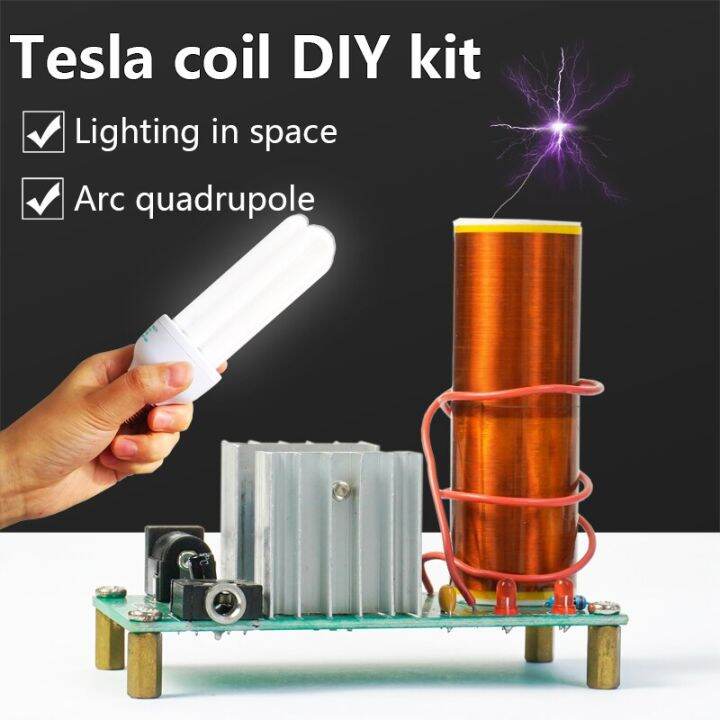 Tesla Coil DIY Welding Kit Self-Made Arc Fun Coil Audio Electronic ...