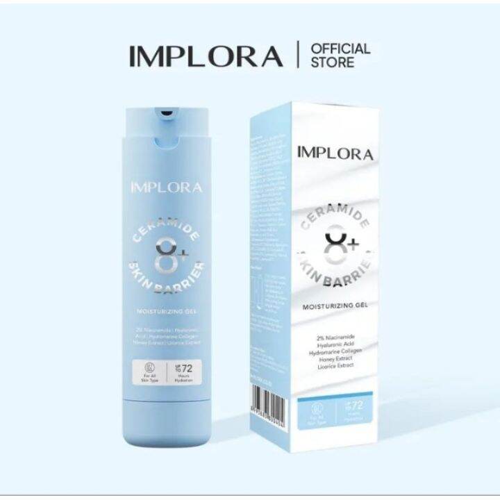 NEW IMPLORA SKIN MOISTURIZER 8 CERAMIDE I Feel & Refill | Lazada Indonesia