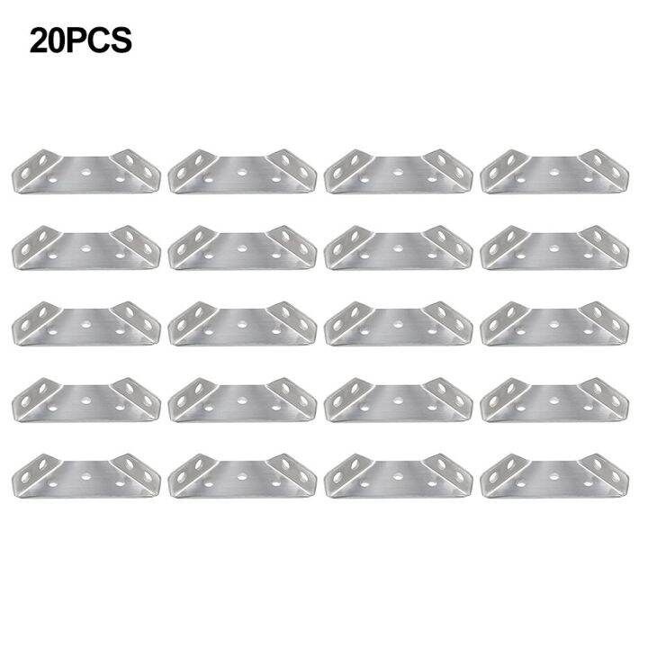 Stainless Steel Triangle Support, Pack Of 20 Angle Brackets, Triangle ...