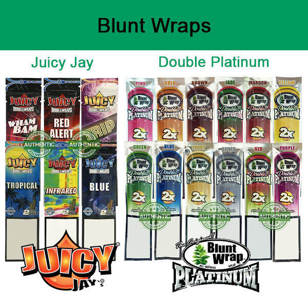 Juicy Jay / Double Platinum Blunt Wrap (2 Blunts Per Pack) | Lazada