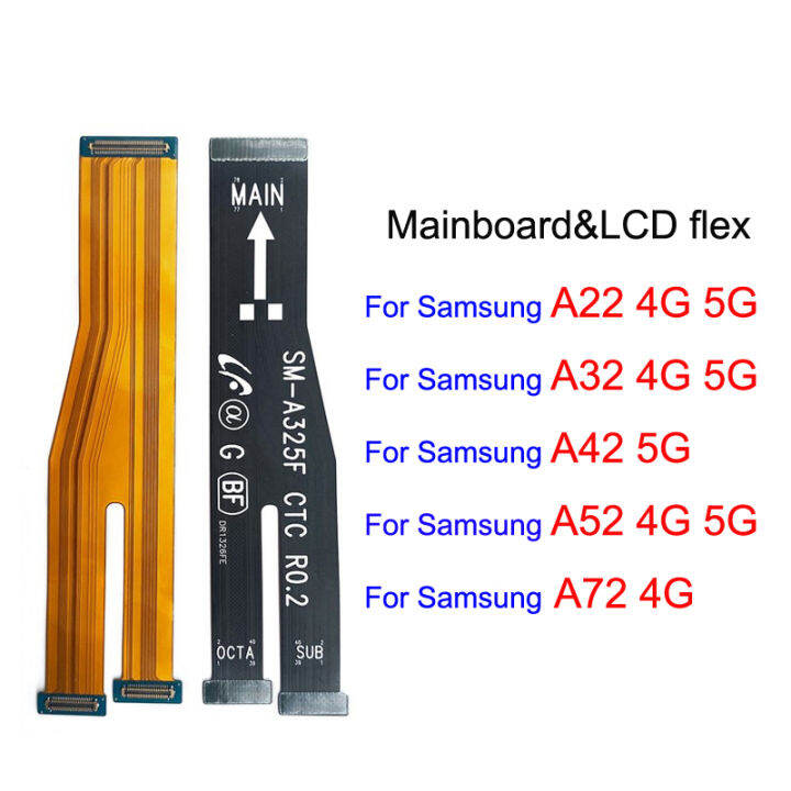 Mainboard Motherboard Mother Board Charging Connector LCD Flex For Samsung Galaxy A22 A32 A52 ...