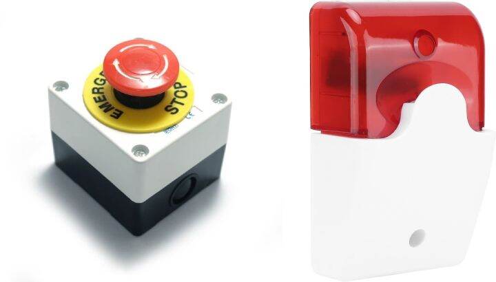 Panic Button Emergency - Emergency stop, Push Pull 40 mm, 1N/C warna ...