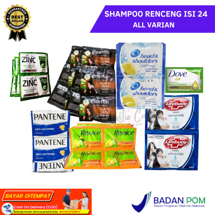Shampoo Rencengan Sachet Isi 24 Pcs - All Varian Zinc - Lifebuoy Shampo ...