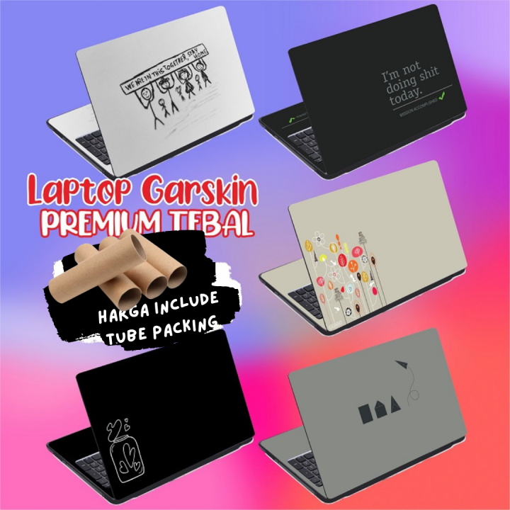 Garskin Laptop Anti Gores Minimalis Art Pencil Full Set 10 12 13 14 15 ...