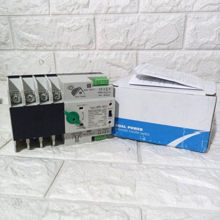 ats 100a 3phasa automatic transfer switch 3 phase 380v ats 4P solar | Lazada Indonesia