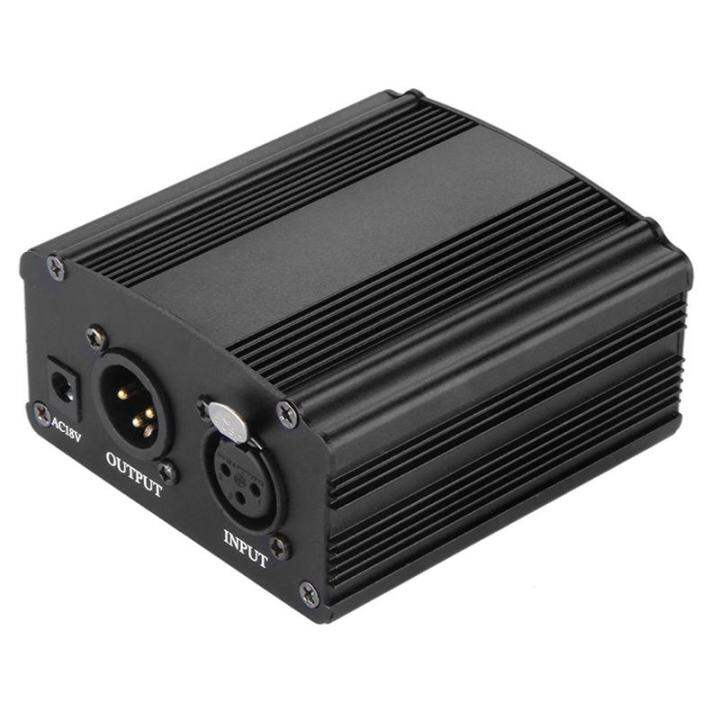 1CH 48V Phantom Power Supply For Condenser miniphone Black | Lazada.co.th