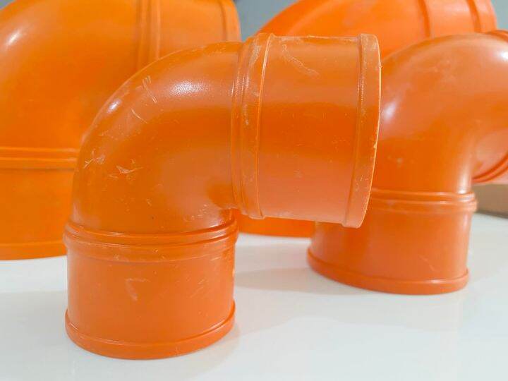 PVC orange elbow sanitary fittings 1/8 bend & 1/4 bend | Lazada PH