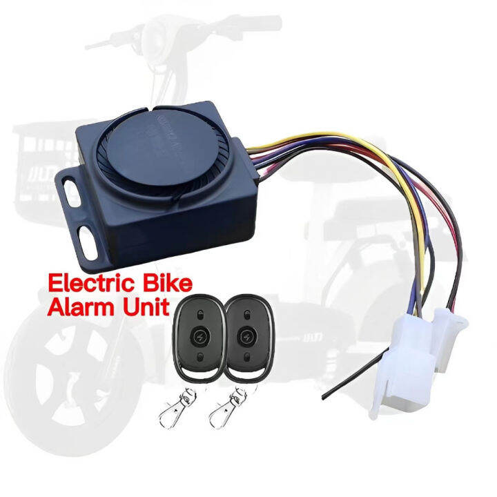 Ebike Alarm System Dual Remote Control 48V 60V 72V Alarm Universal ...