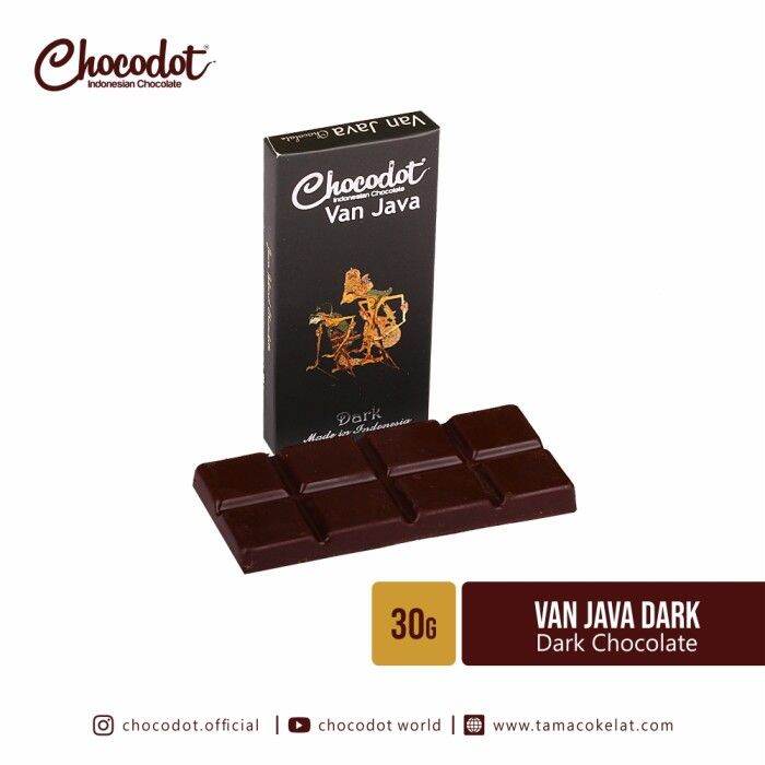 Cokelat Chocodot Van Java Dark| Juragan Snack Food | Lazada Indonesia