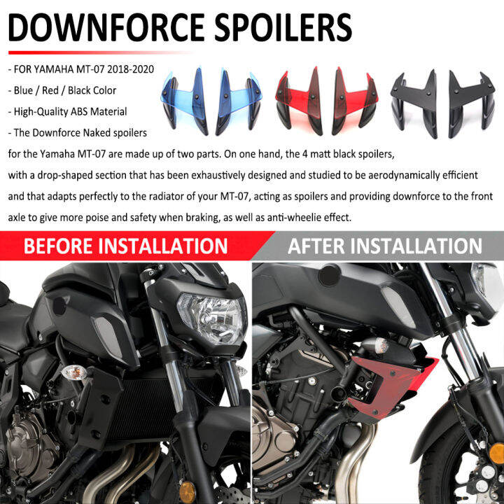 ใหม่สำหรับ Yamaha MT-07 MT07 MT 07 2018 2019 2020รถจักรยานยนต์ด้าน ...