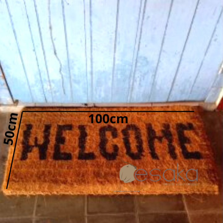 Keset Tebal 100x50 Welcome - Keset Sabut Kelapa Ramah Lingkungan ...