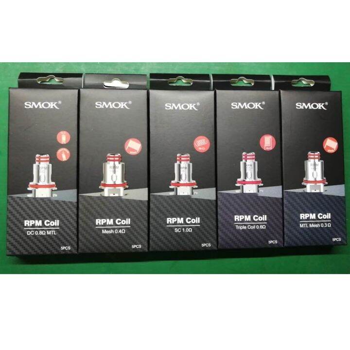 5pcs SMOK RPM 40 Coils NORD 4 Occ Mesh Coil mesh 0.4/0.6/0.3/0.8 OHM ...