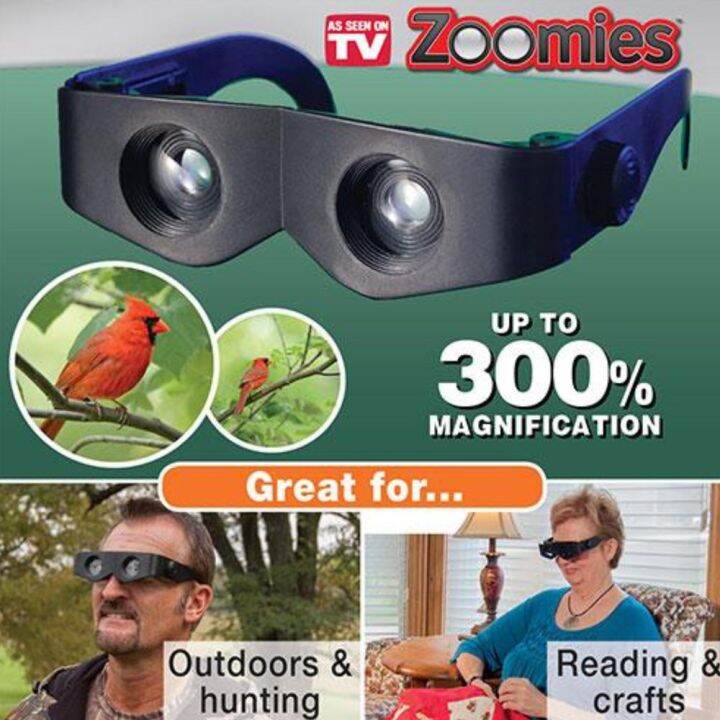 Zoomies ใช้ส่องหรือซูมได้ถึง 400% แว่นตาส่องทางไกล | Lazada.co.th