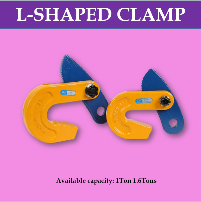 Lifting Equipment 1T 1.6T L Shaped Type Steel Lifting Horizontal Plate ...