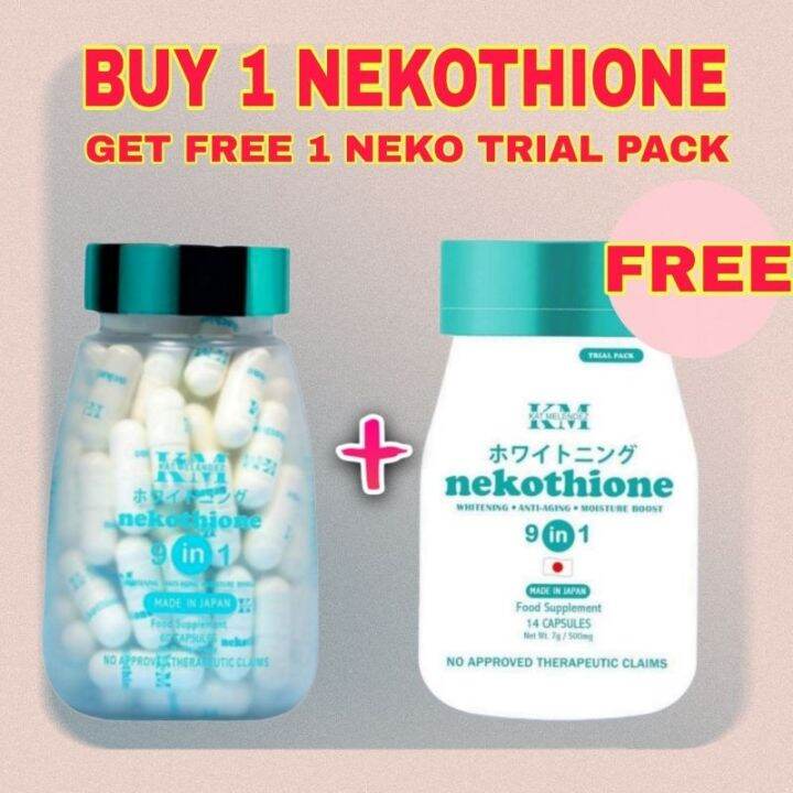 Authentic Nekothione 9in1 Food Supplement [Buy1]Bottle-Neko [Get1]Trial ...
