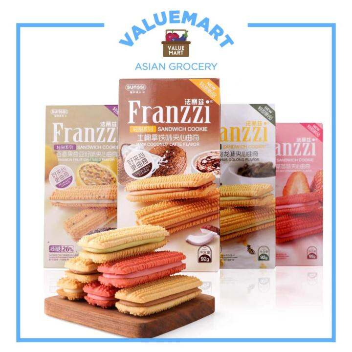 Franzzi Premium Sandwich Cookies (Passionfruit Chia, Red Velvet ...