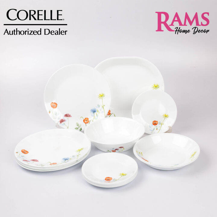 Corelle 16 Pcs Vitrelle Tempered Glass Dinner Set / Dinnerware / Dining ...