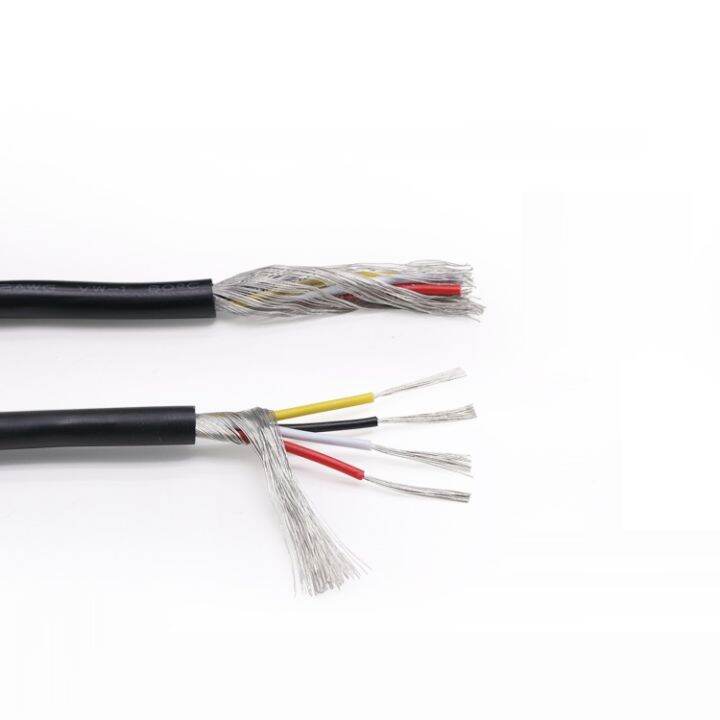 UL2547 Signal Shielded Cable 18AWG PVC Insulated 2 3 4Cores Shielded ...
