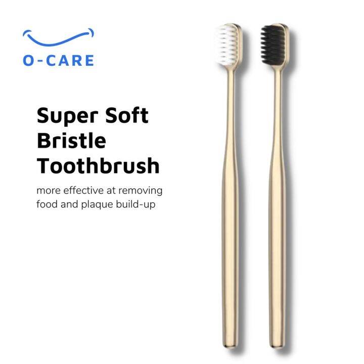 ULTRA SOFT Toothbrush Rose Gold Travel Toothbrush soft toothbrush oral ...