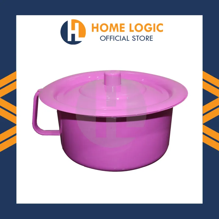 Easy Clean Chamber Pot w/ Cover and Handle for Adult and Kids (Arenola ...