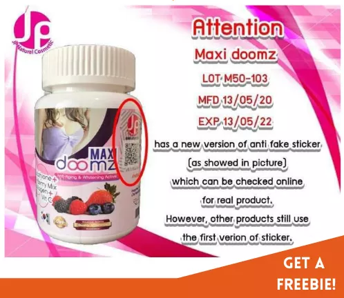 Vitamin Capsule for Women (100% Authentic Froom Thailand Maxi Doomz ...