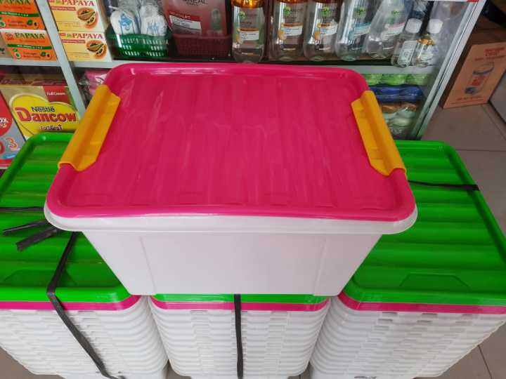 Container Box Plastik PUTIH Ukuran 50 Liter | Lazada Indonesia