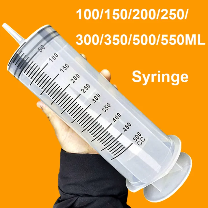 100/200/300/500ML Plastic Syringe Feeding injector Syringe for ...