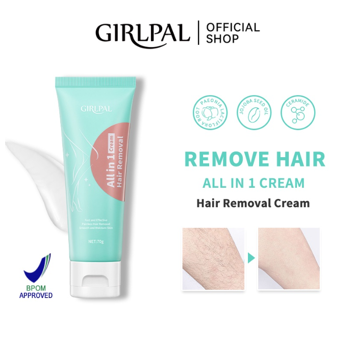 GIRLPAL All In1 Hair Removal Cream 70G | Lazada Indonesia