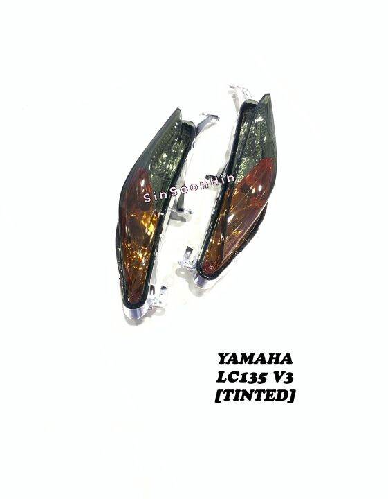 YAMAHA LC135 V3 Front Signal Assy [ TINTED ] | Lazada