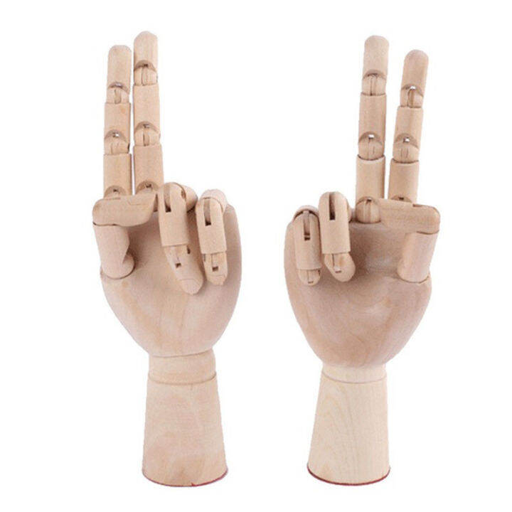 XC 7/10/12 * wooden Hand Drawing Mannequin Hand movable แขนขา Human ...