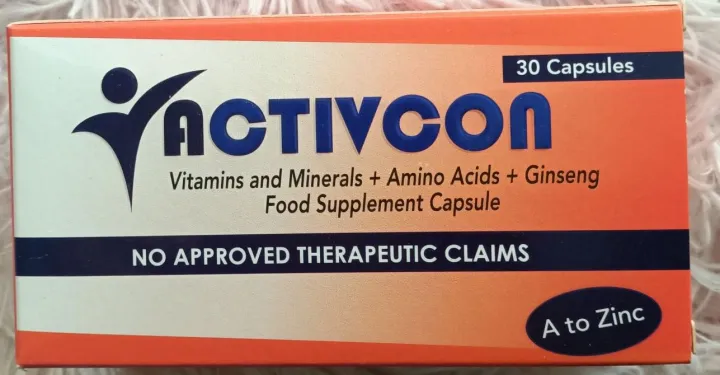 Activcon generic of pharmaton rogin e vitamins 10 pcs only | Lazada PH