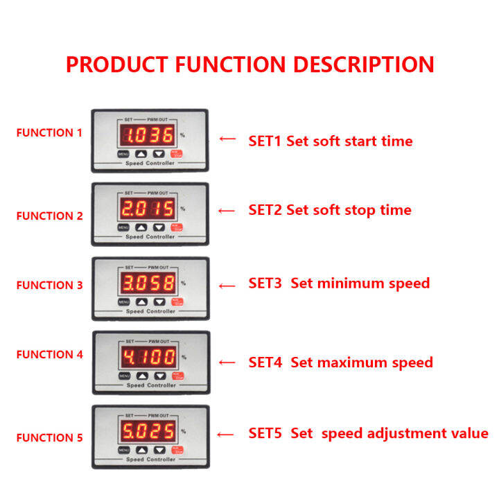 Universal Speed Controller DC9-60V High Precision Brush PWM Motor Speed ... Universal Speed Controller DC9-60V High Precision Brush PWM Motor Speed ...