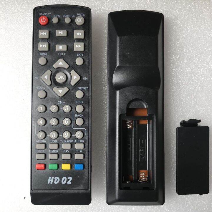 Điều khiển đầu thu vệ tinh HD-02 . Remote khiển đầu chảo Vinasat miễn ...