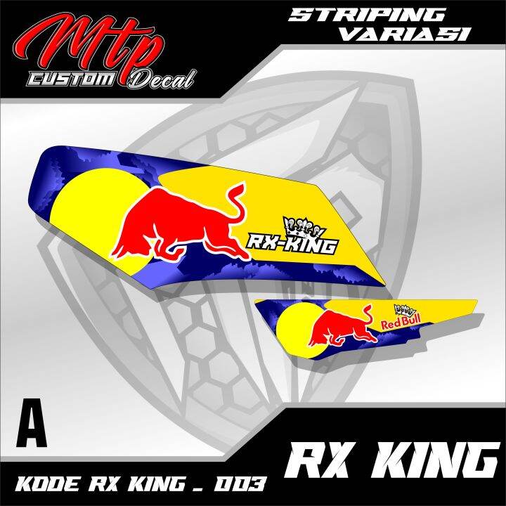 Sticker Striping - Stiker Variasi list motor RX KING - 003 | Lazada ...