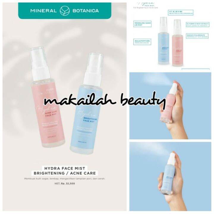 Mineral Botanica Hydra Facemist/Facemist Mineral Botanica/setting spray ...