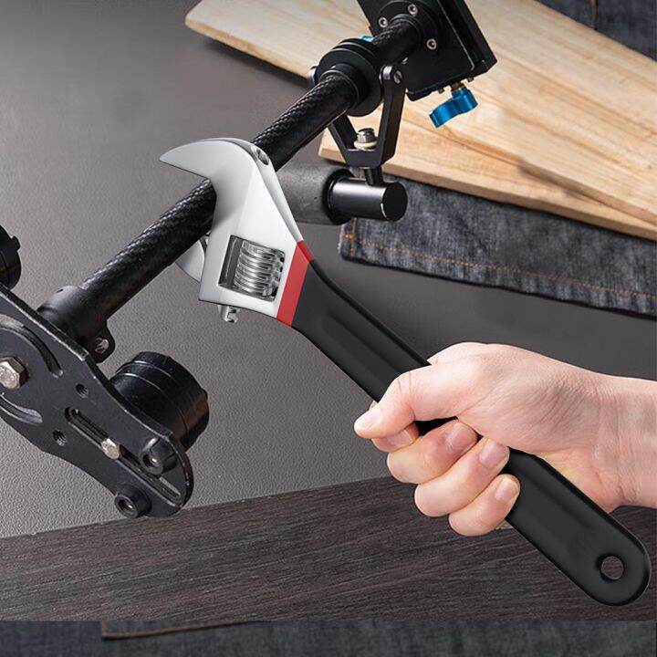 Mitsushi 8 inch 200mm Adjustable Wrench Rubber Handle Wrench/Manual ...