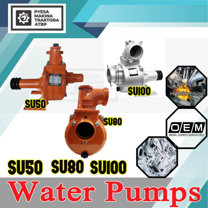 Water Pump Patubig SU50 SU80 SU100 2x2 3x3 4x4 Aluminum Self Priming ...