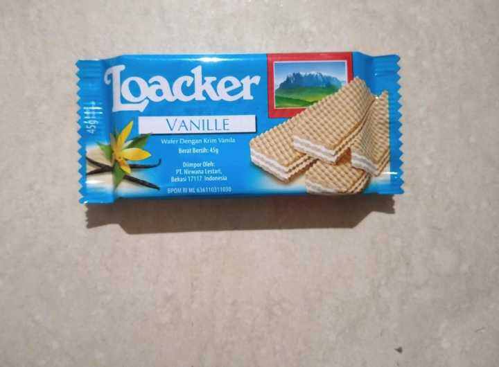 LOACKER Wafer Italy 45gram All Varian Rasa Milk Cremkakao Napolitaner ...